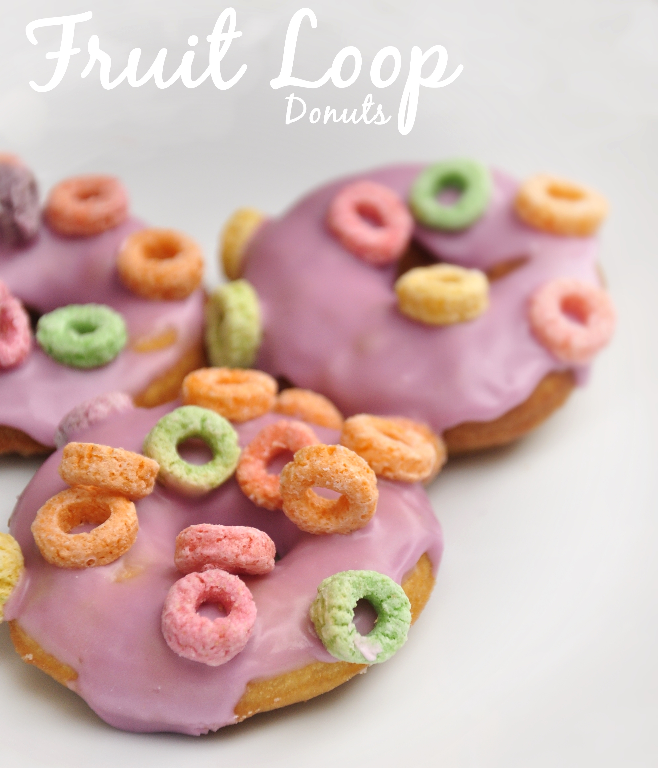 Fruit Loop Donuts – the vegetarian ginger
