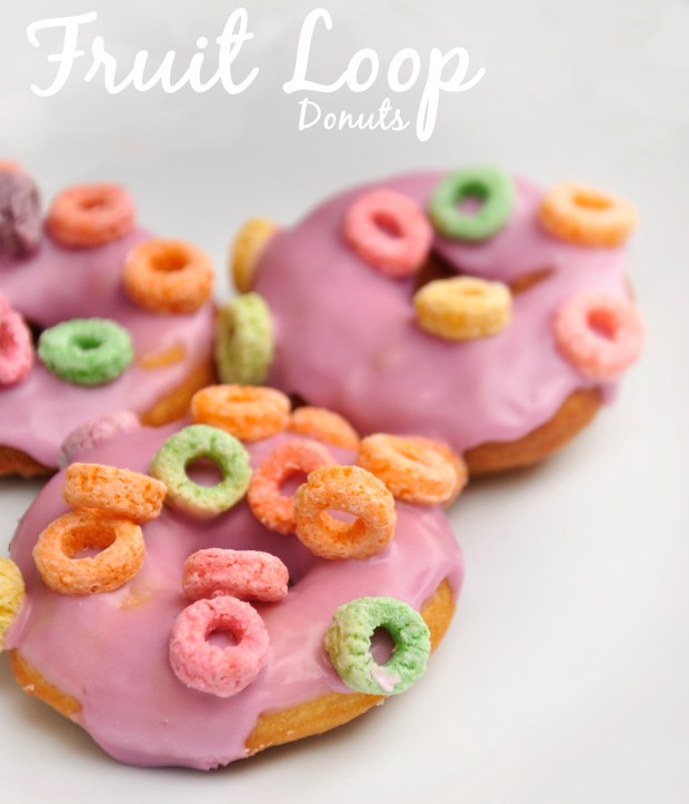 Fruit Loop Donuts – the vegetarian ginger